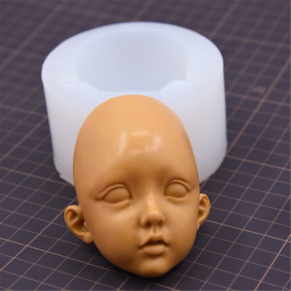 Large Baby Face Clay Mold - Etsy