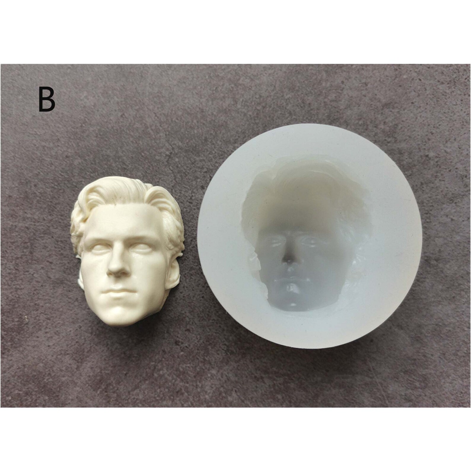 Ultra-Light Clay Face Mold Handsome Face Mold Face Mold DIY | Etsy