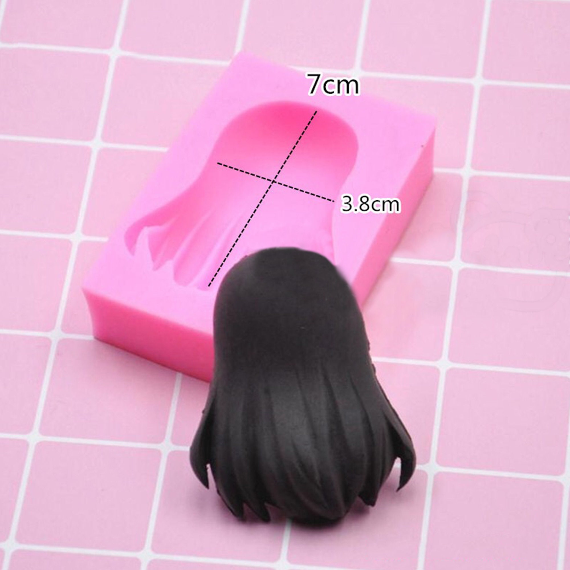 Molde para cabello largo Nendoroid versión Q molde para - Etsy México