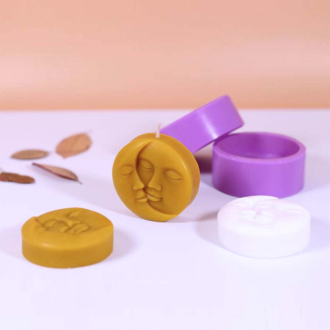 Moon Face Mold, Diy Candle Mold, Aromatherapy Mold, Face Mold, Human ...