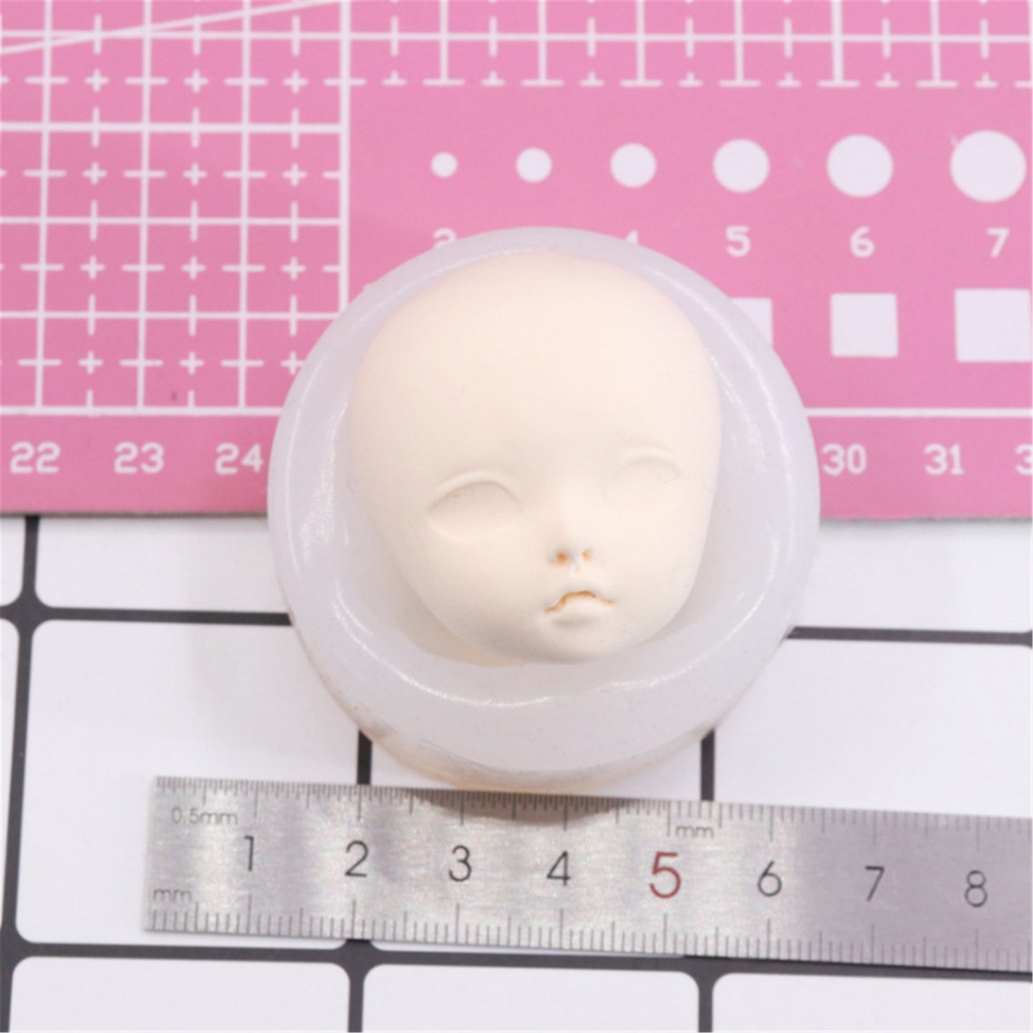 Baby Head MoldUltra-Light Clay Face MoldFace MoldDoll Face | Etsy