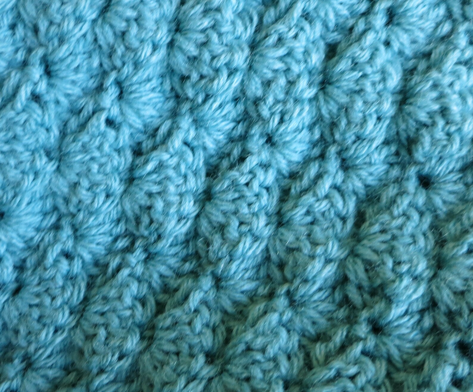 Aquamarine Fish Scale Stitch Hand Crocheted Shawl Curly Fringe - Etsy
