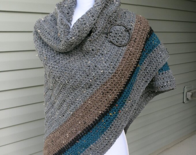Sassenach Outlander Shawl Wool Blend Shawl Rustic Cosplay Claire Fraser ...