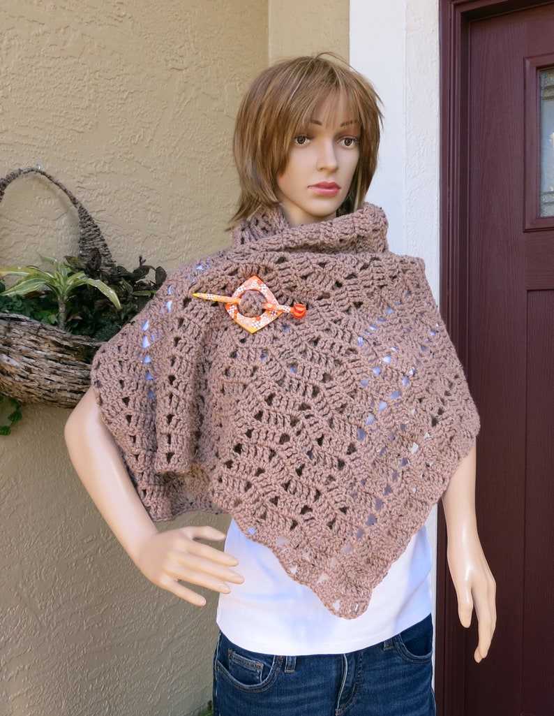 Polymer Clay Shawl Pin Wrap Closure Knitter Gift Closed Ring Pin Hair ...