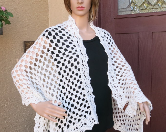 Ivory Wedding Shawl Bridal Accessory Evening Stole Special Occasion ...