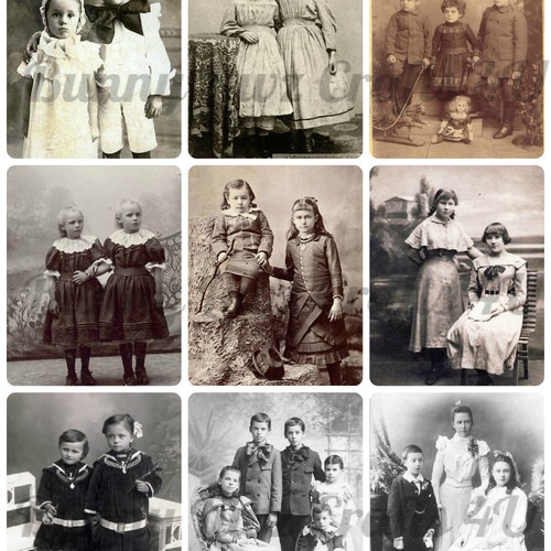 Beautiful Vintage Children 19th-century Children Photos | Etsy