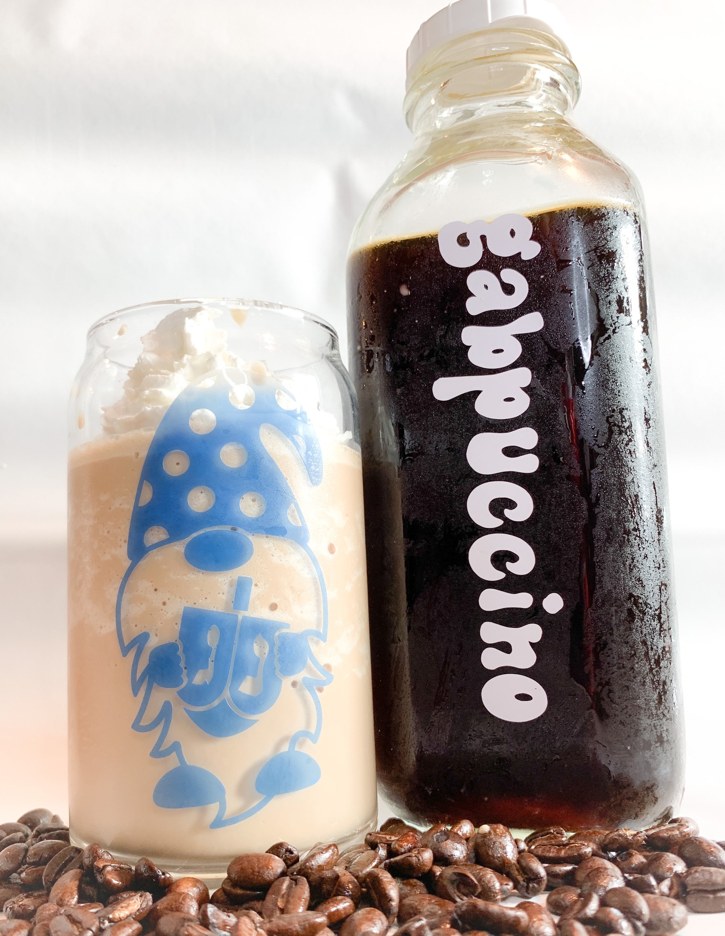 Iced Coffee Can Glass Soda Can Glass Beer Can Glass Color Changing ...