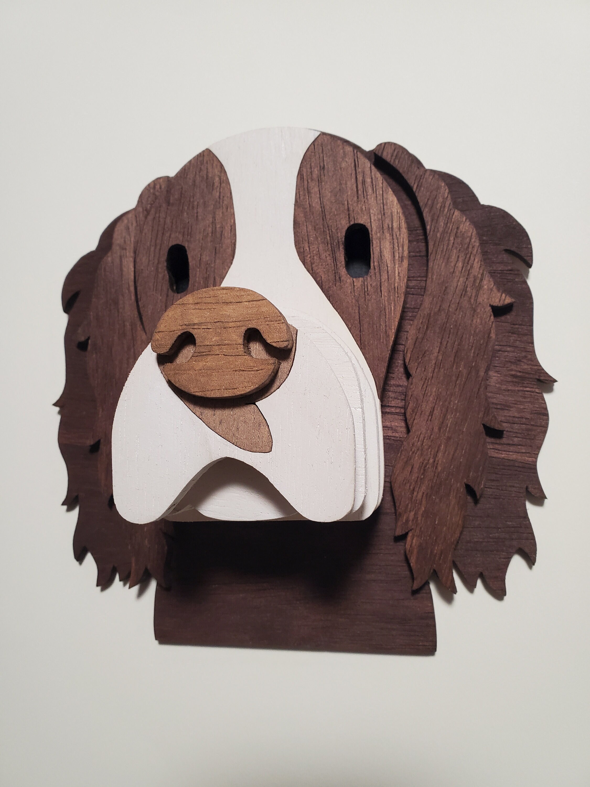 Custom Dog Wooden Layered Art Sculpture | Etsy