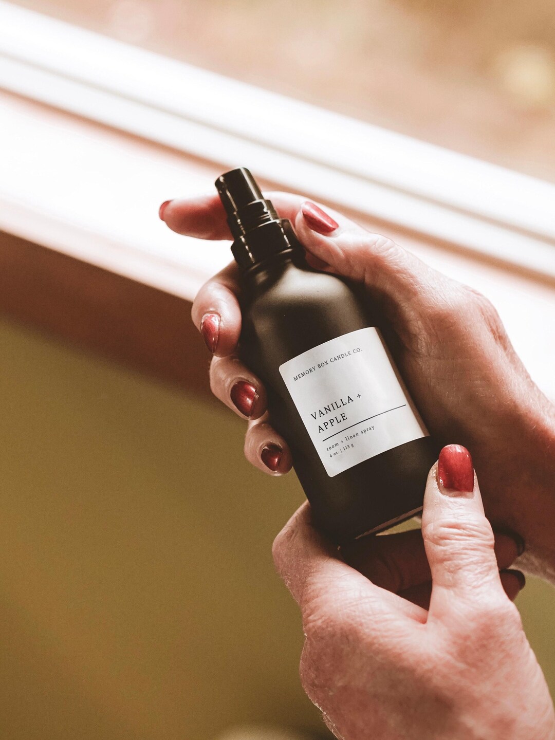 Vanilla Apple Room Spray Scented Linen Car Spray Minimalistic ...