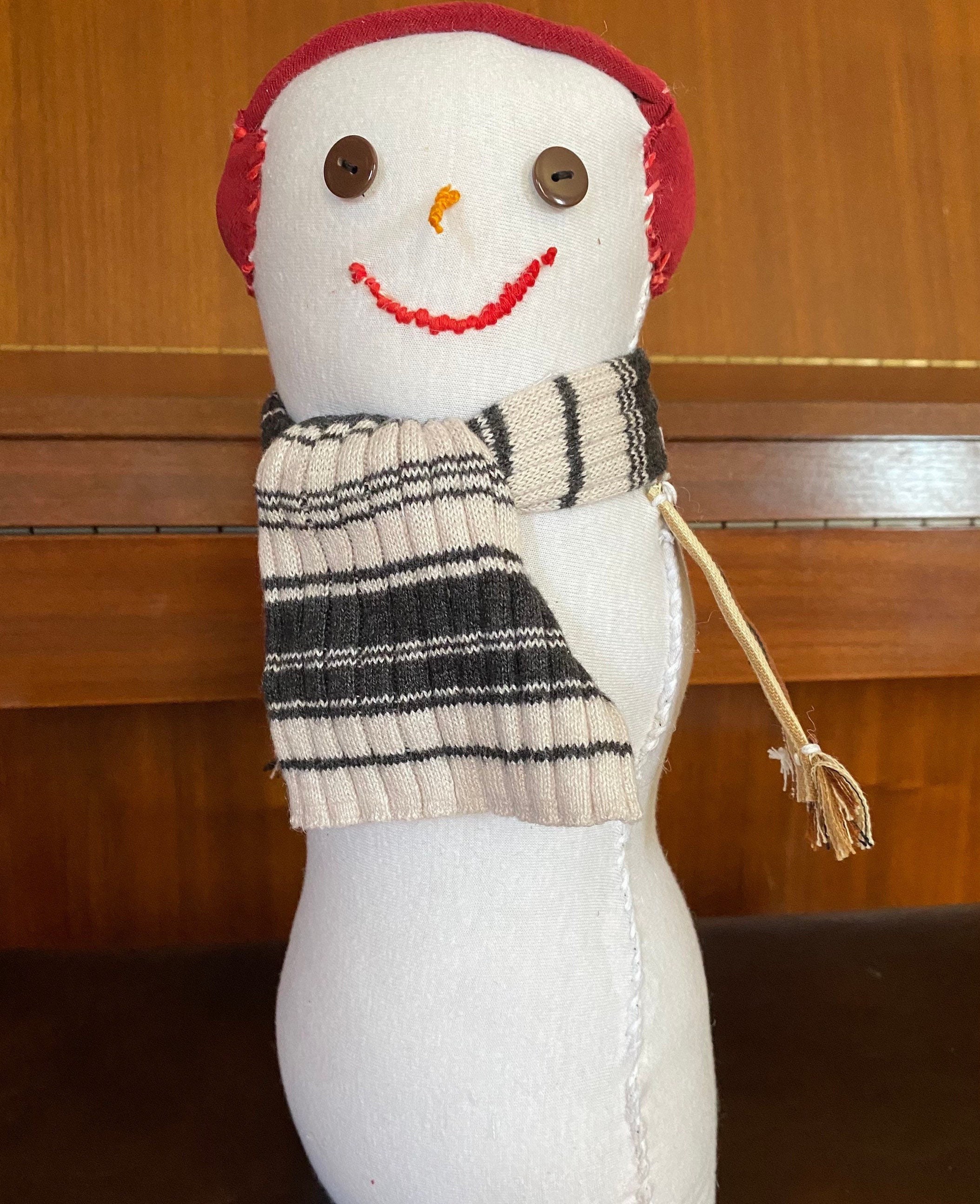 Snowman Pillow - Etsy
