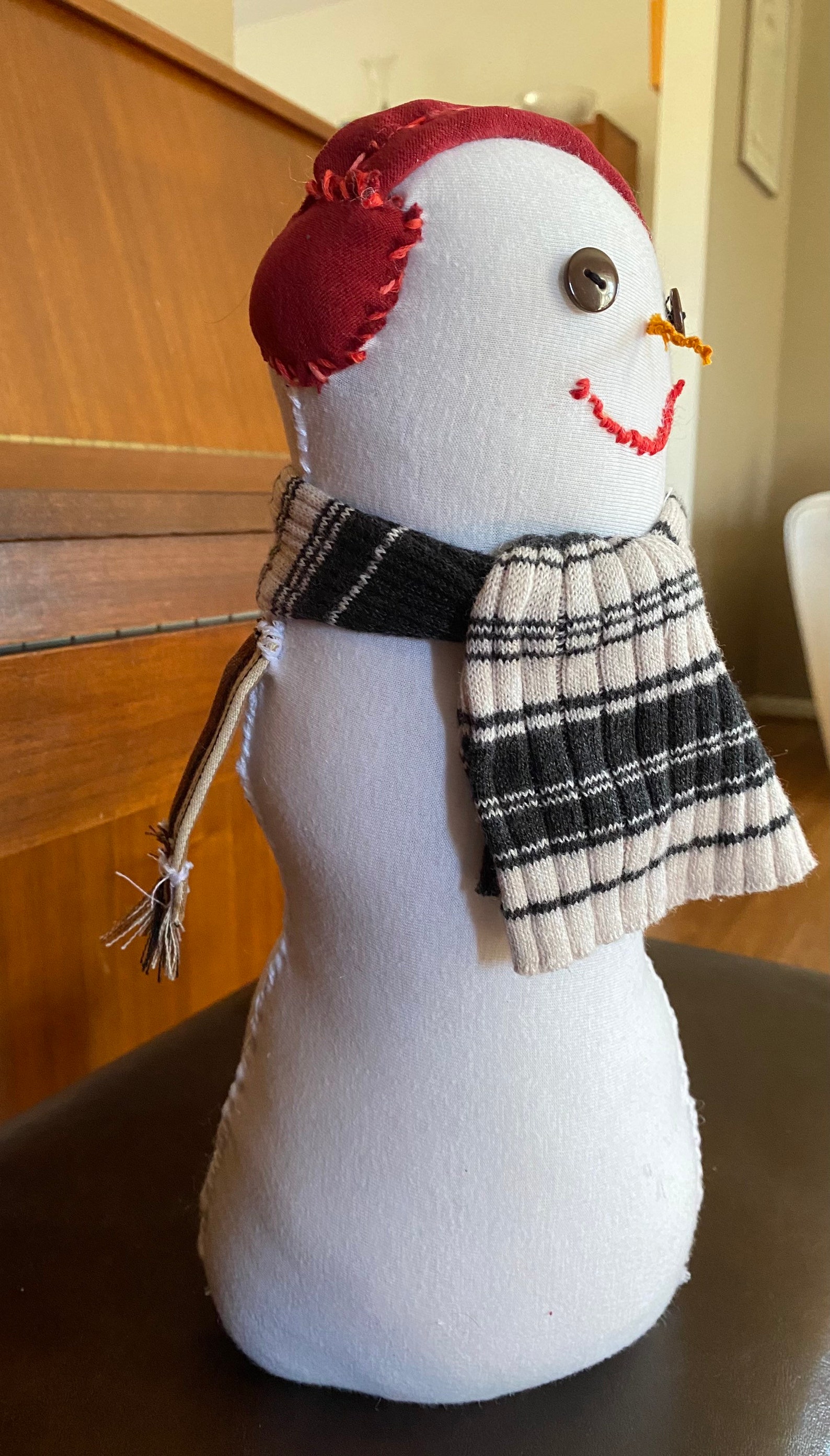 Snowman Pillow - Etsy