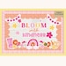 Retro Spring Bulletin Board Kit, Bloom Kindness, Pastel Spring Theme ...