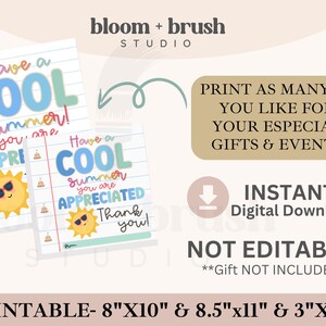 Sip Sip Hooray Its Summer Vacay Gift Tags Teacher Appreciation End of ...
