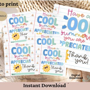 Sip Sip Hooray Its Summer Vacay Gift Tags Teacher Appreciation End of ...