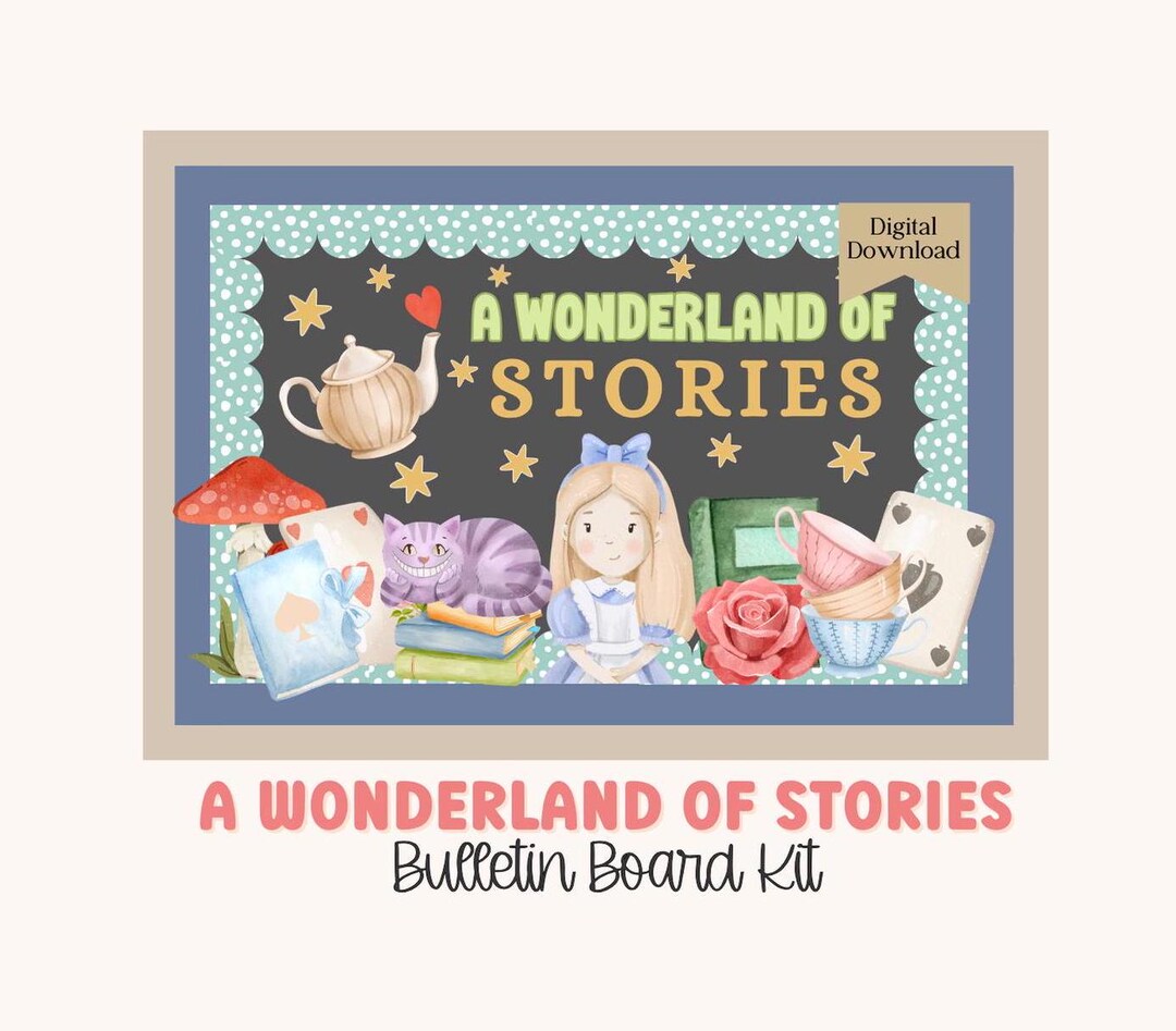 Retro Spring Bulletin Board Kit, Bloom Kindness, Pastel Spring Theme ...