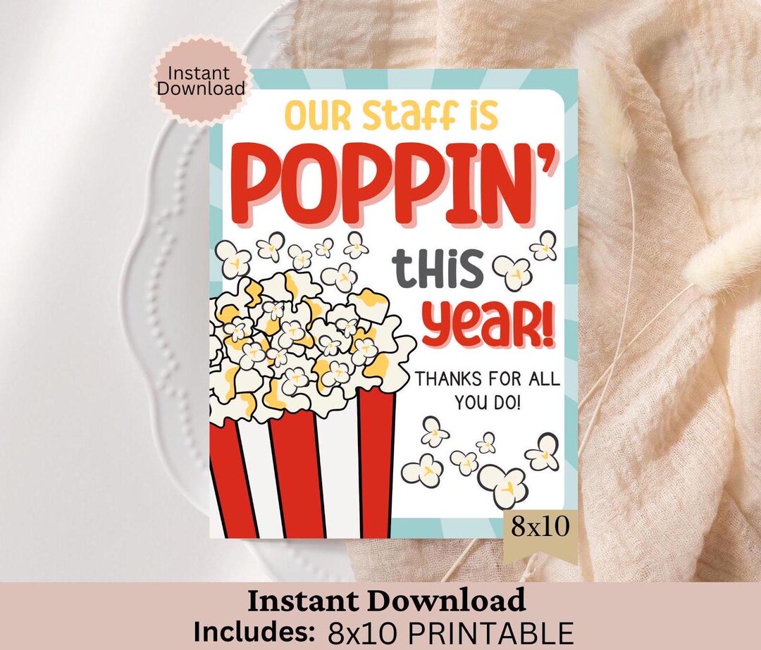 Printable Appreciation Signs, Staff Appreciation Signs, Appreciation ...