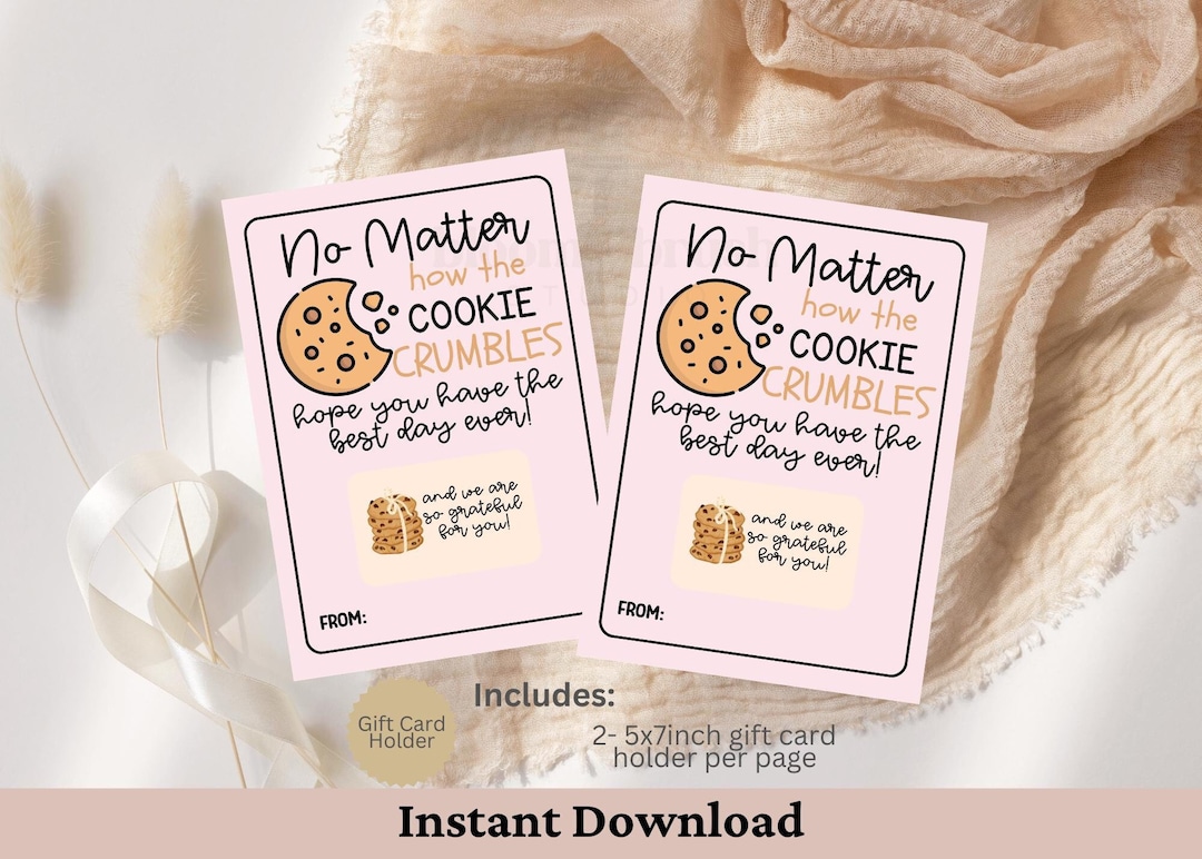 Back to School Cookie Tags - First Day of School Teacher Gift ...