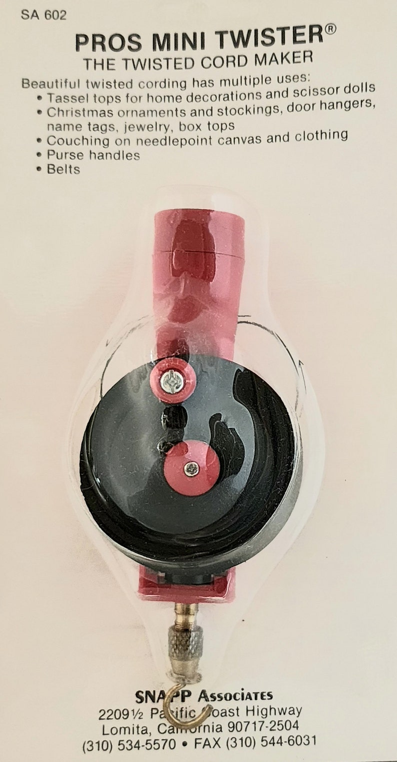 PROS MINI TWISTER - Make Your Own Twisted Cord for Needlepoint ...