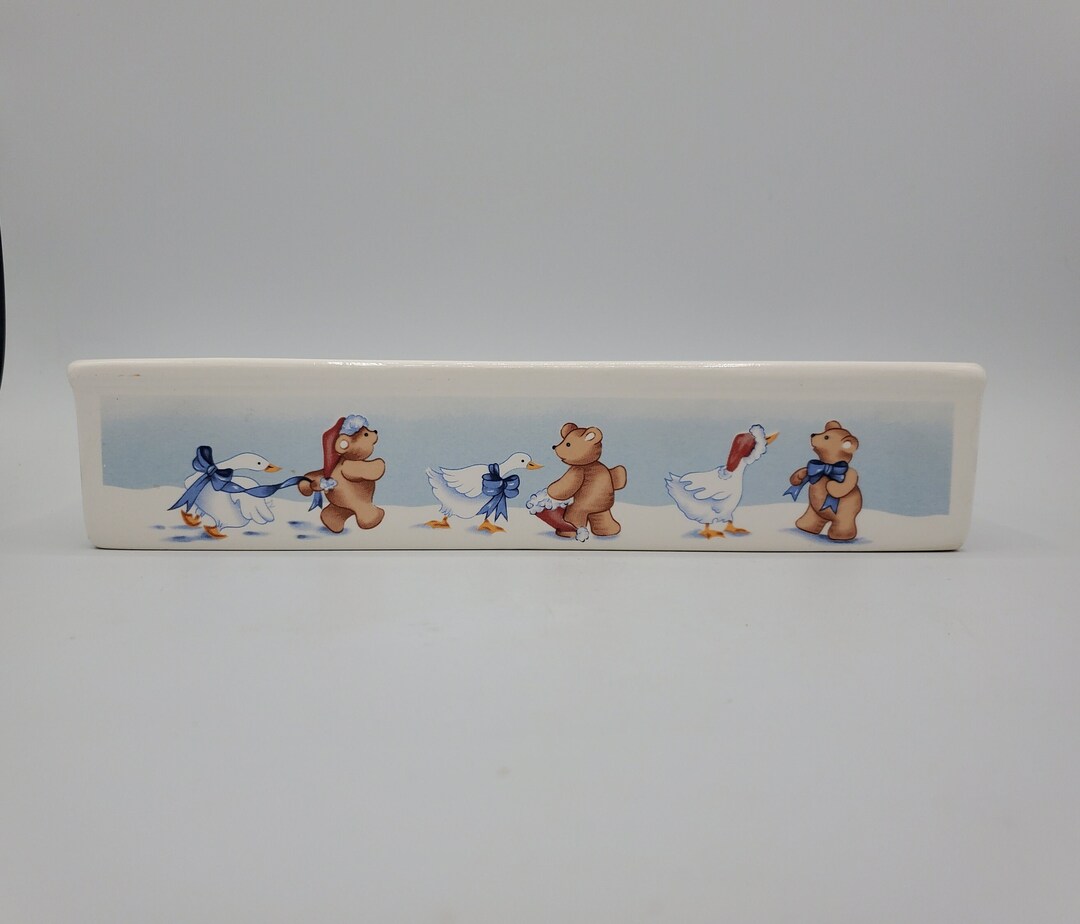 House of Lloyd Christmas Goose Cracker Tray 1988 - Etsy
