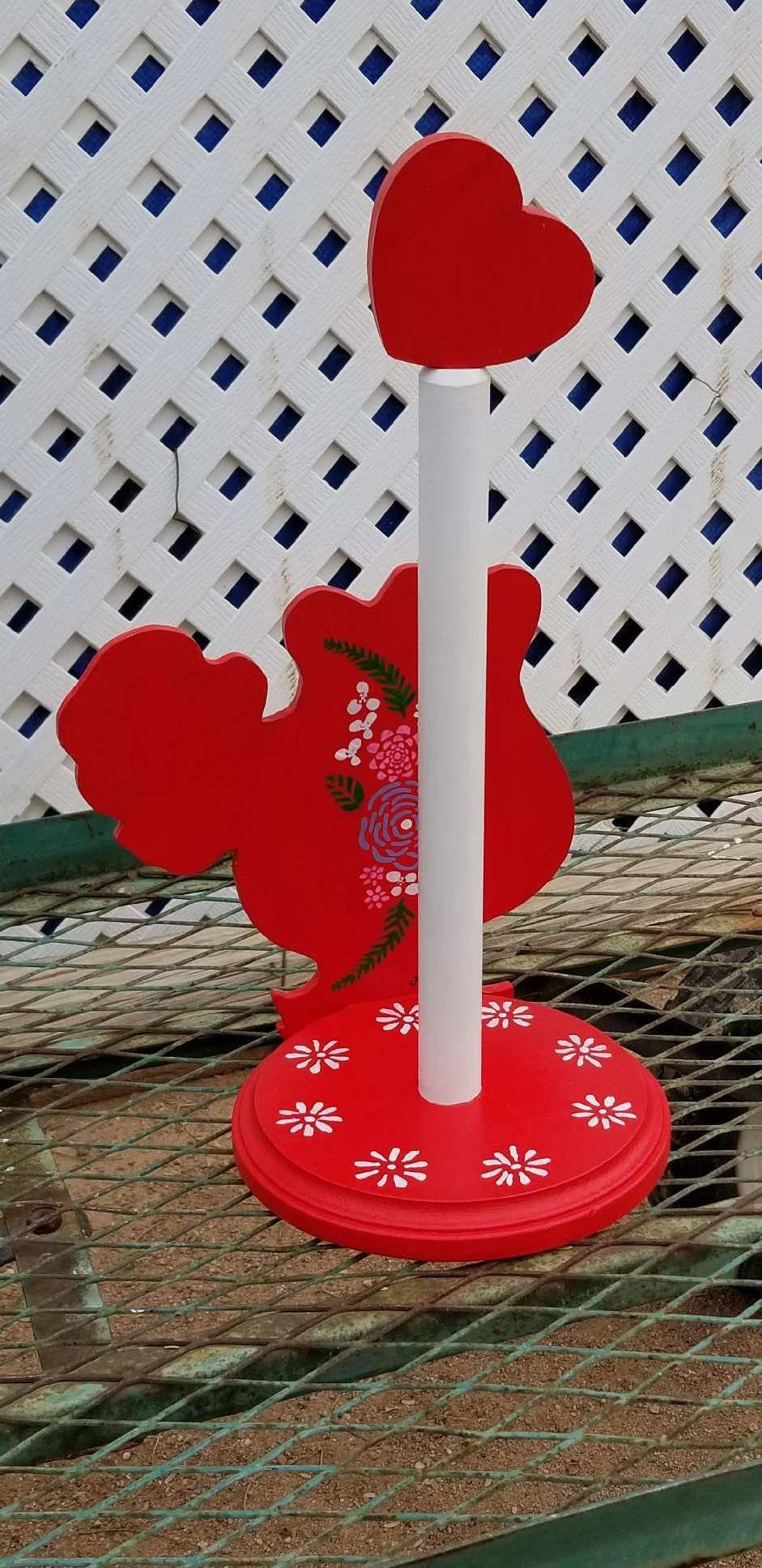 Farm Cow Paper Towel Holder Handmade & Painted - Etsy