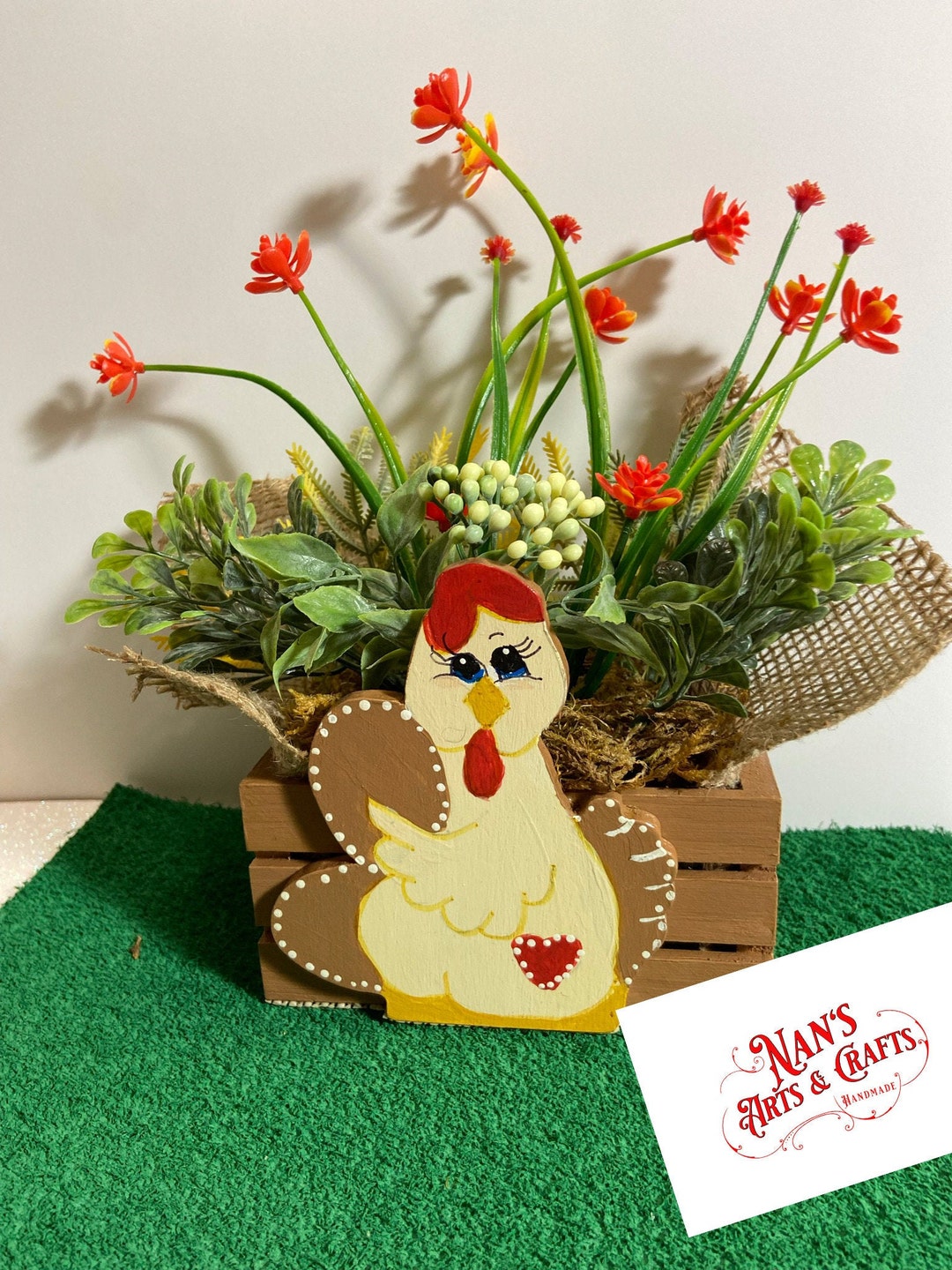 Cute Chicken Planter by Nan - All Planters Are Hand Painted and ...