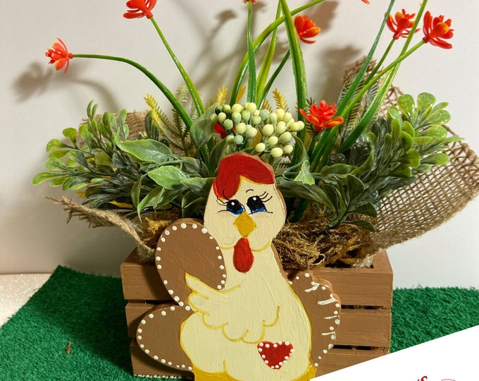 Chicken Planter Kit, Paint Your Own Planter Kit,wood Planter - Etsy Canada