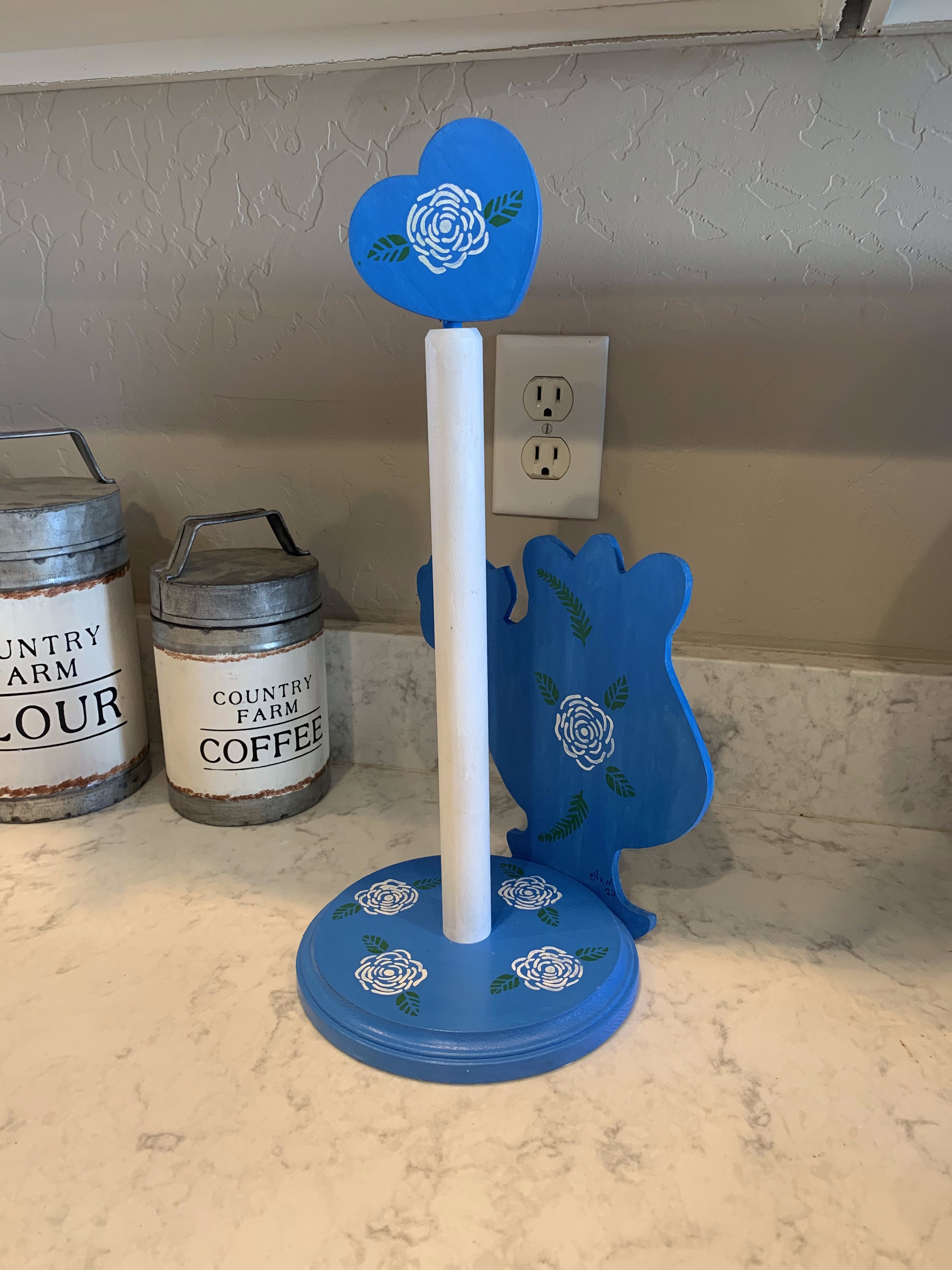 Farm Cow Paper Towel Holder Handmade & Painted - Etsy