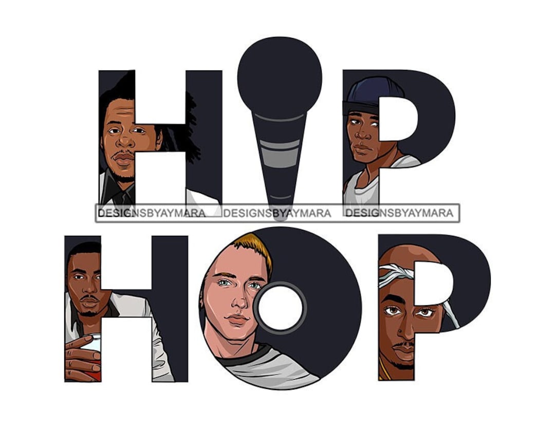 Hip Hop Microphone Record Men Male Music Retro Rappers Sing Rap Artist ...
