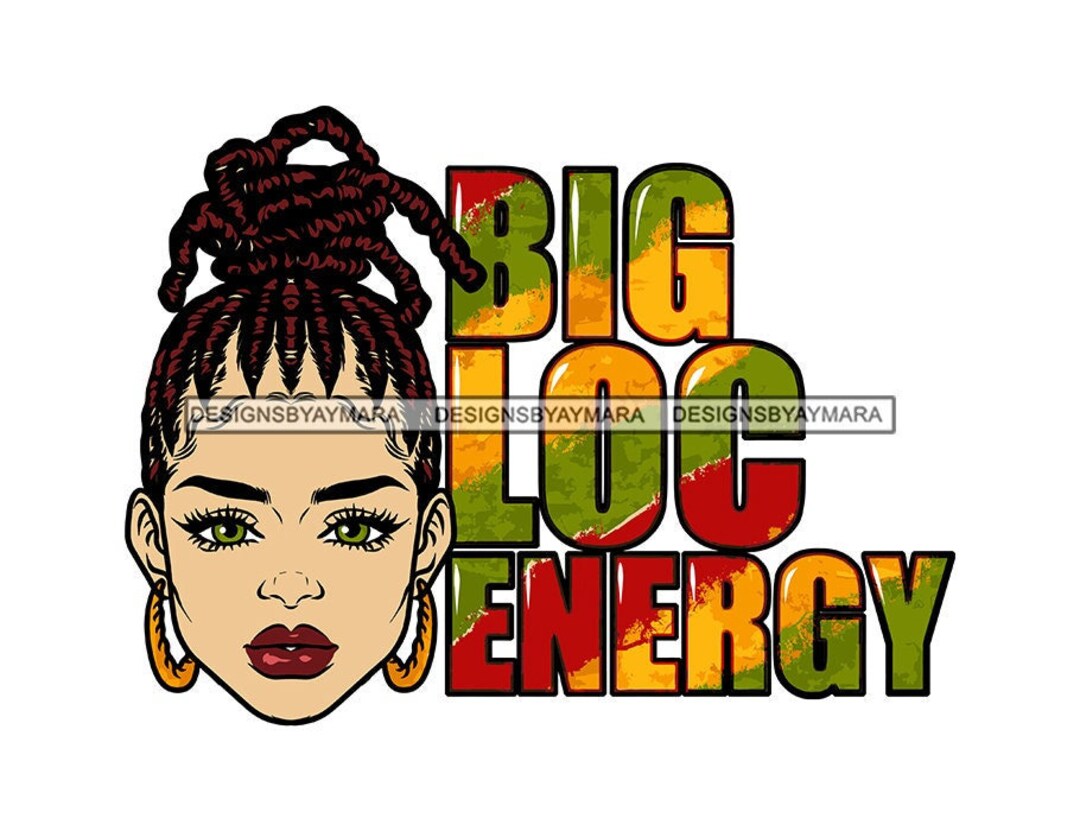 Big Loc Energy White Woman Female Dread Locs Hairstyle Bun Gold ...
