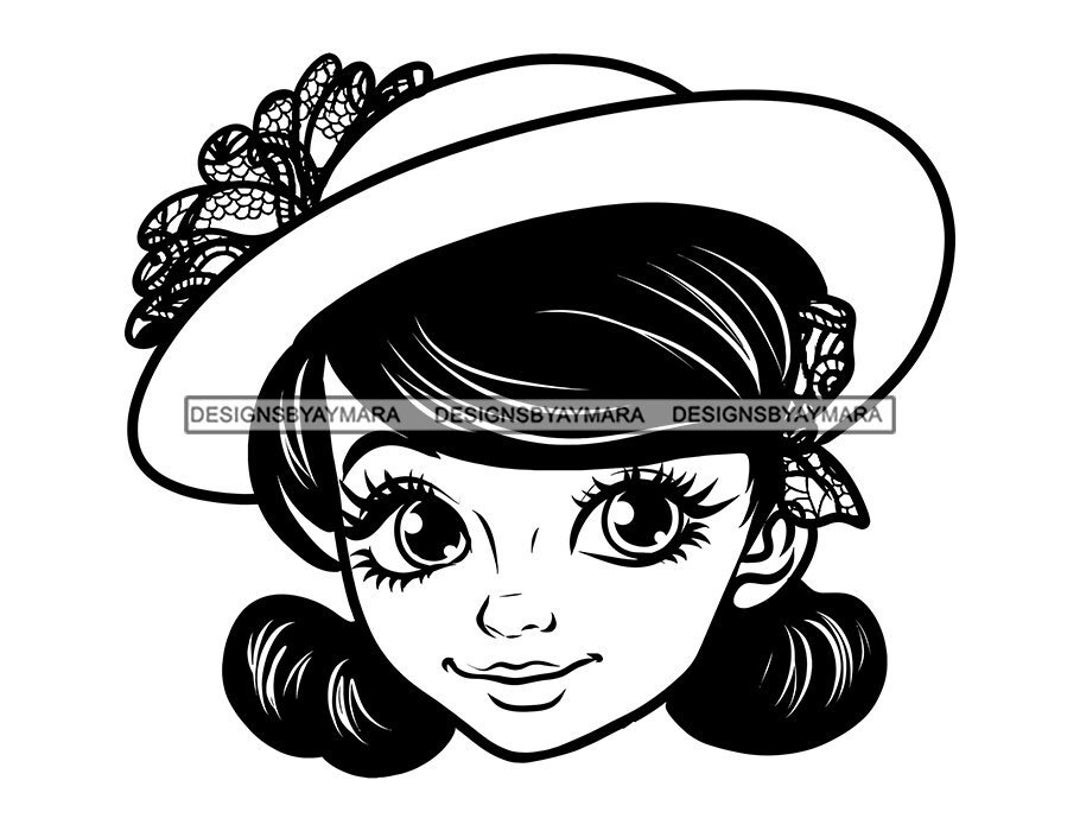 Classy Pretty Teenager Girl Portrait Pamela Hat Caucasian Spiritual ...