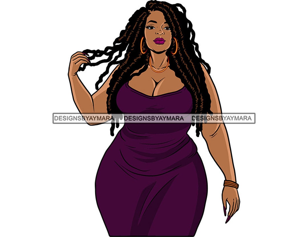 Melanin African Woman Plus Size Sister Confident Big Beautiful Woman ...