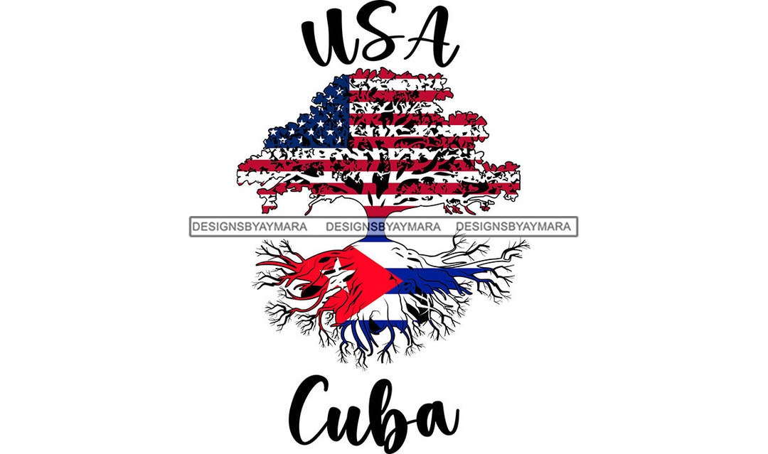 Tree Root Flag Flags United States USA Cuba Country National Cuban ...
