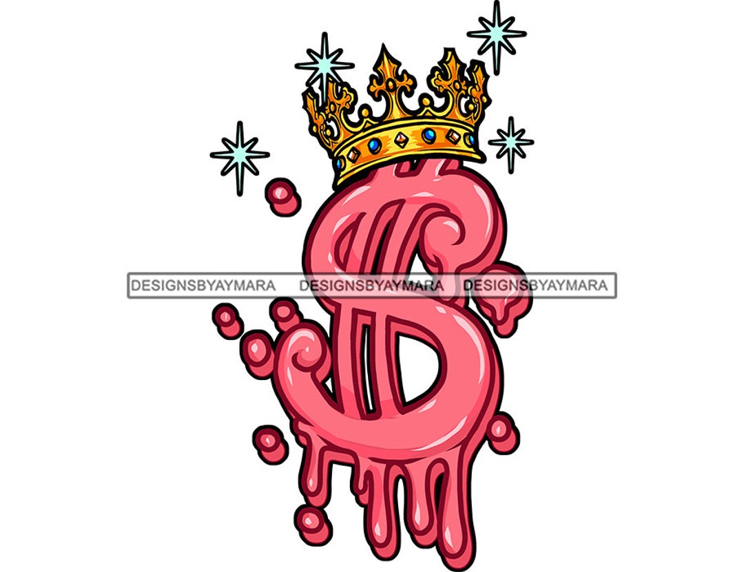 Pink Dollar Sign Clipart