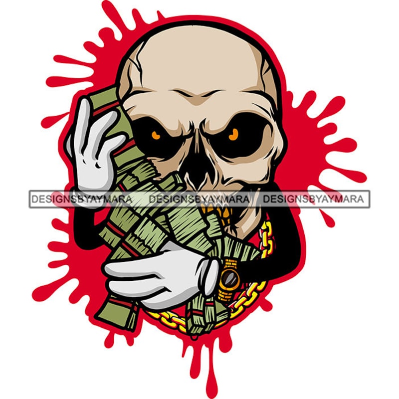 Skeleton Money Png - Etsy
