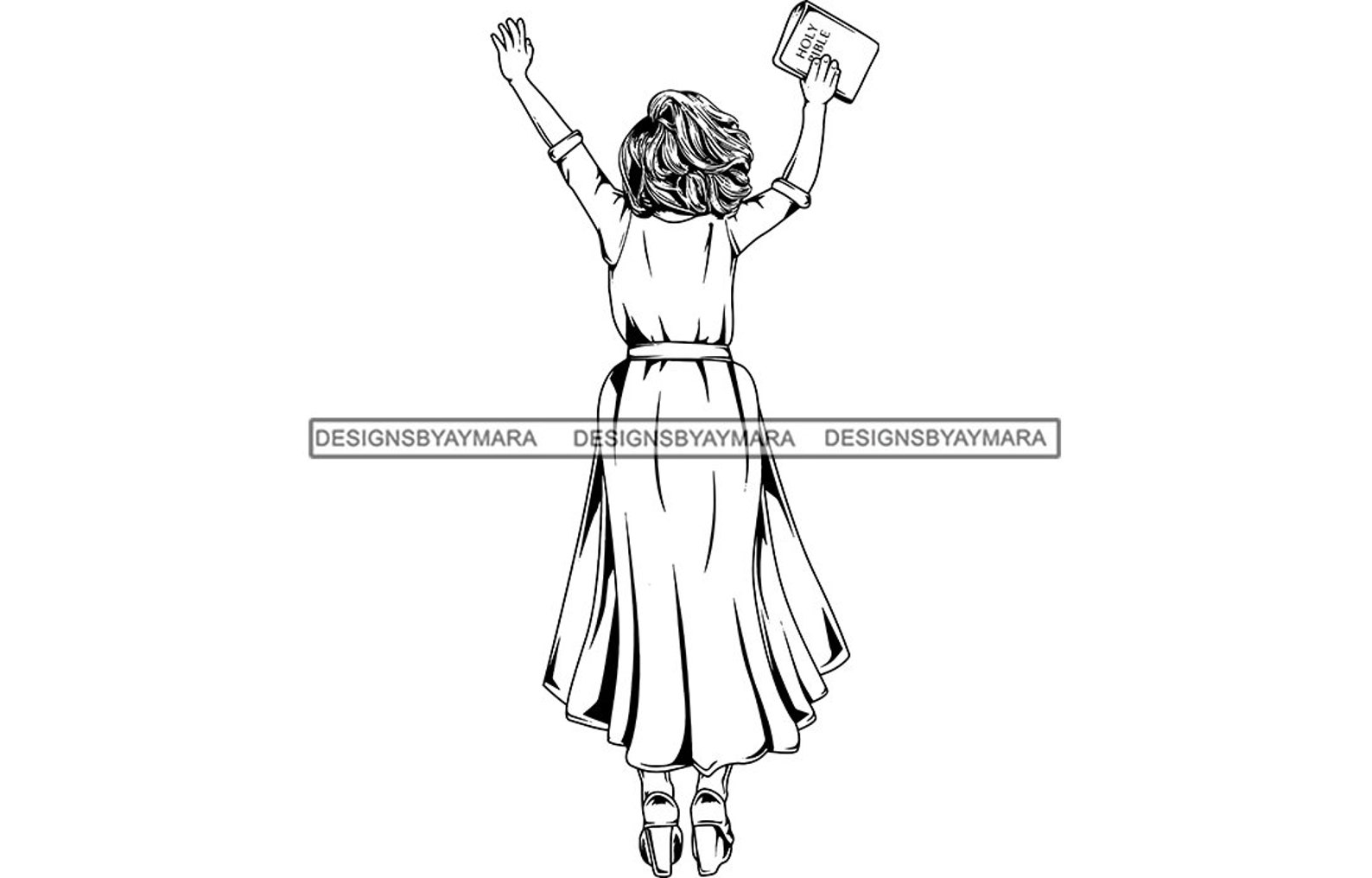 Woman Praying God Bible SVG Religion Prayer Believe Spirit | Etsy