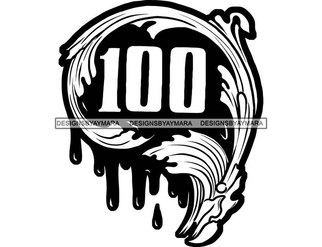 100 Dollar Bill Cash Bank Dripping American Currency Money Grind ...