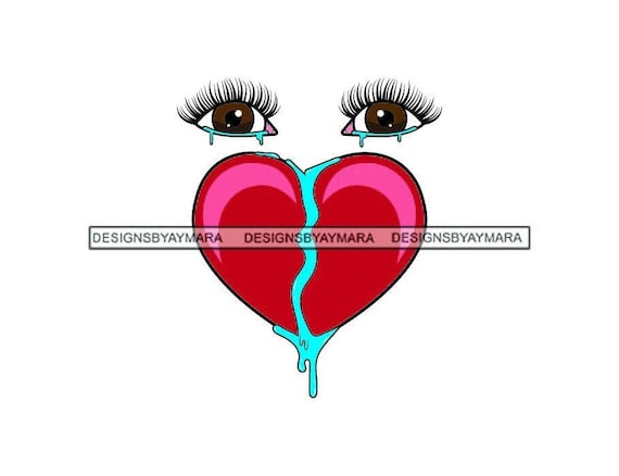 Broken Heart With Tears
