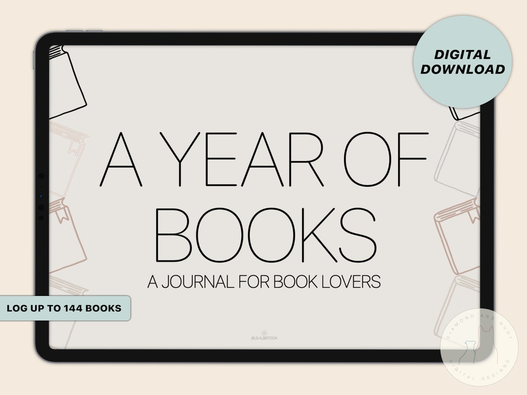 Digital Reading Journal, Digital Reading Planner, Digital Planner ...