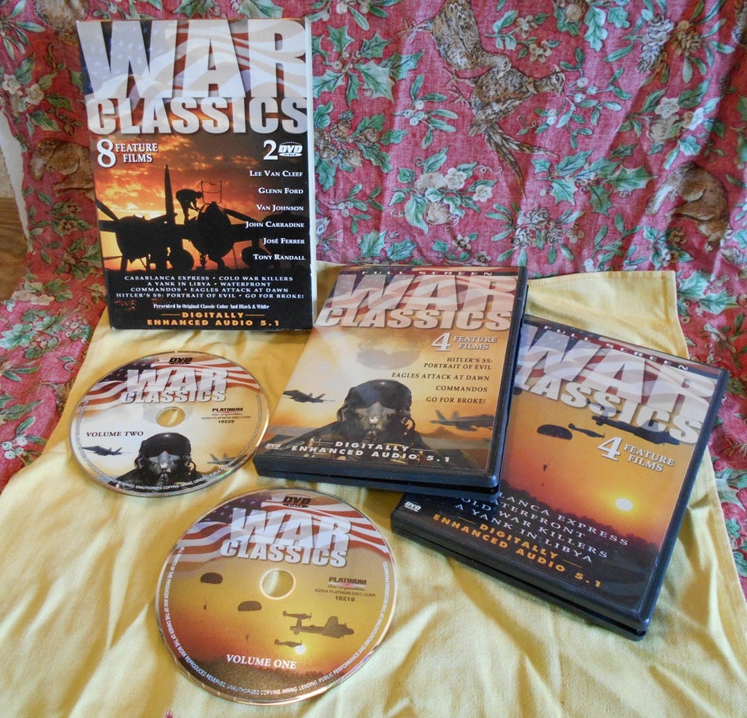 World War II Classics 2-DVD Boxed Set, 8 Movies, for Gift or Home ...