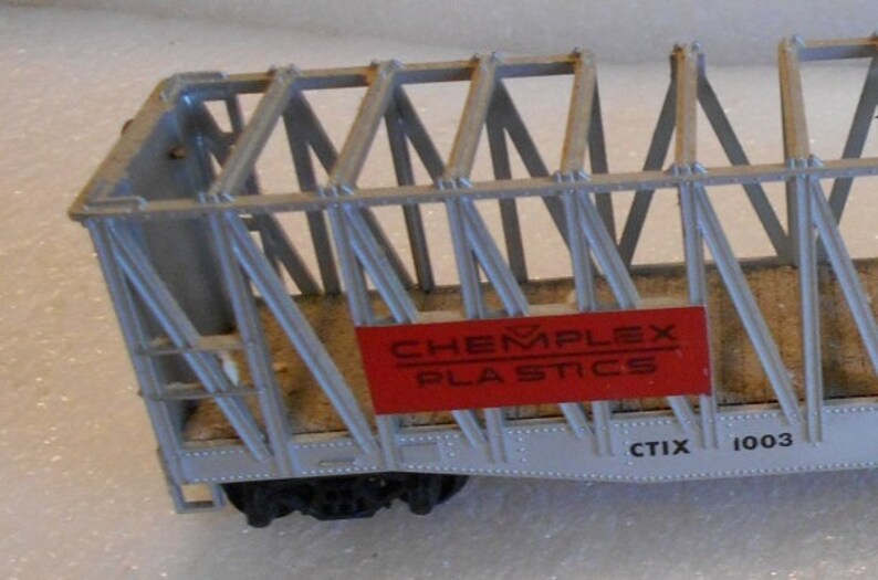 HO Scale: ROCO Chemplex Plastics Flat Car for Model Railroad - Etsy