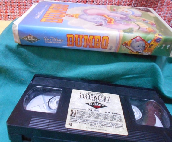 Dumbo Vhs Walt Disney Classic Black Diamond Red Signature