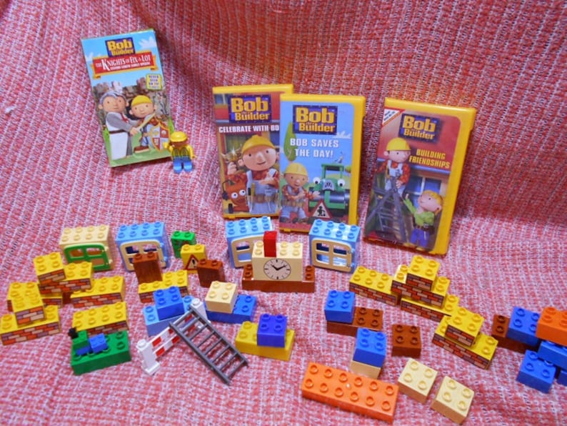 Lot: Lego DUPLO Bob the Builder Toy Blocks Legos 4 VHS - Etsy