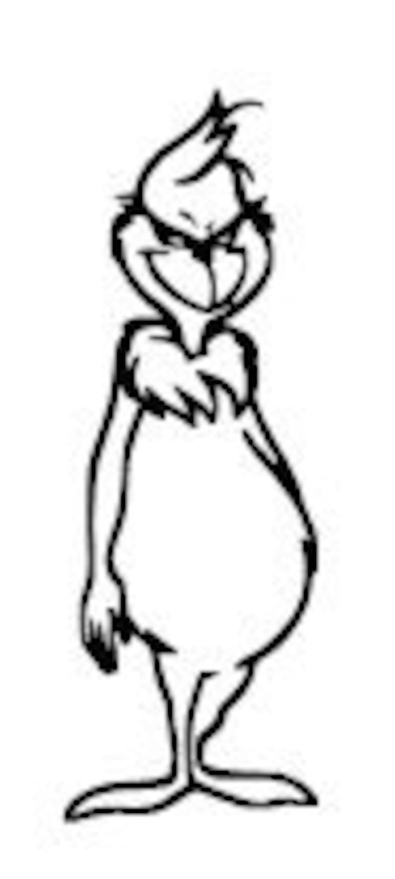 5 Different GRINCH Vinyl Decals set 2 of 2 Free - Etsy