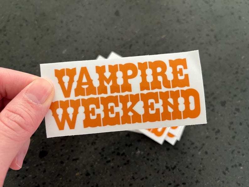 Vampire Weekend Zabar's Logo Sticker - Etsy