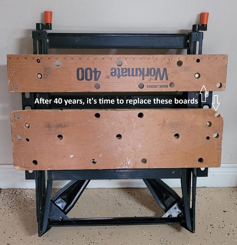 Black & Decker Workmate 400 Custom Replacement Boards. Restore Yours ...