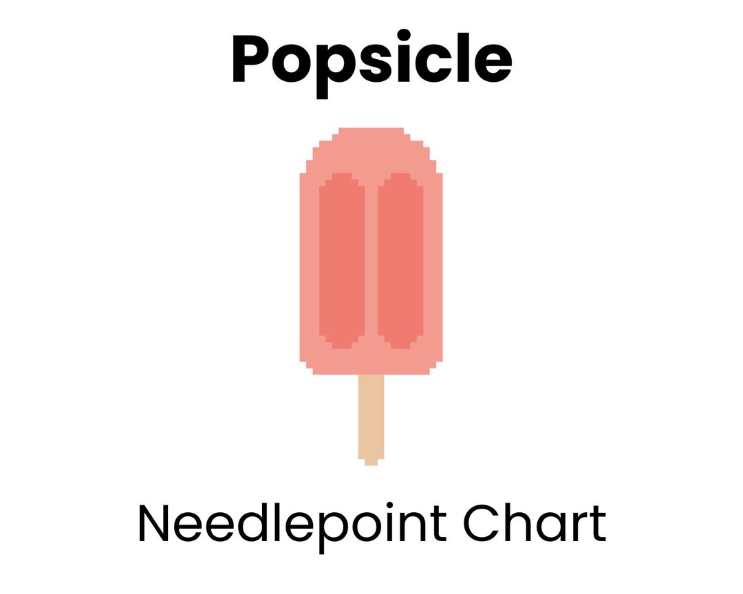 Popsicle Needlepoint Chart - Etsy