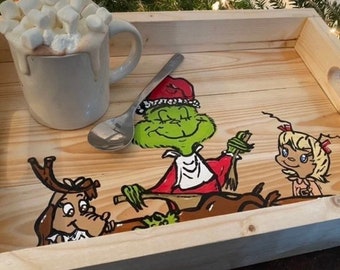 Grinch Serving Tray - Etsy