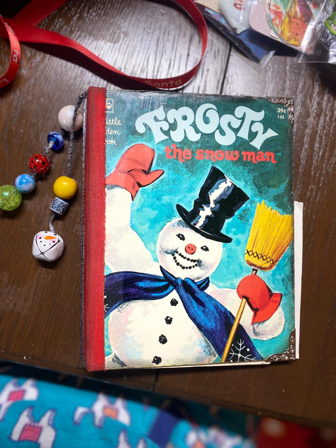 Vintage Little Golden Books Frosty the Snowman Handmade Journal With ...