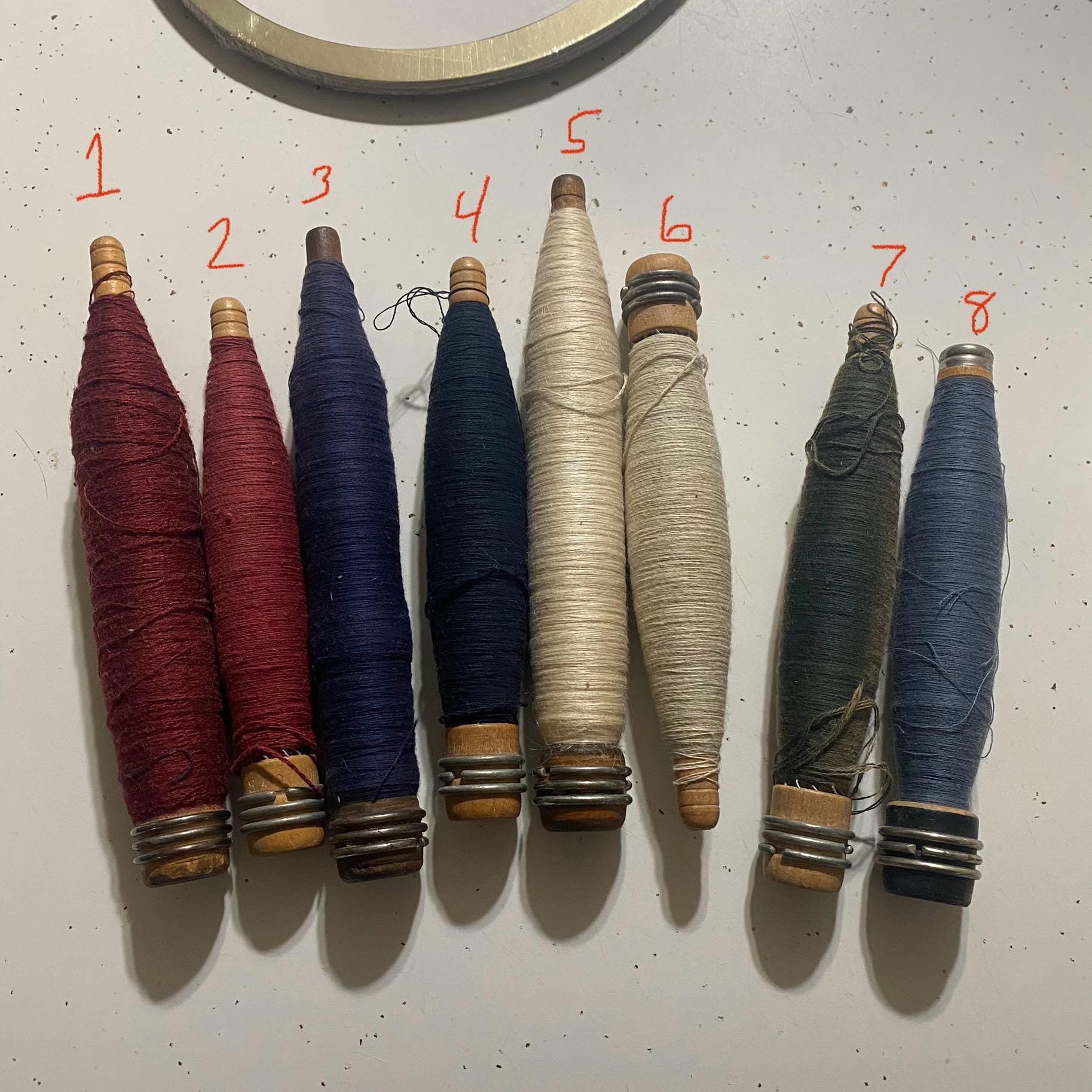 Antique Wooden Weaving Loom Shuttle Bobbins or Spools. - Etsy