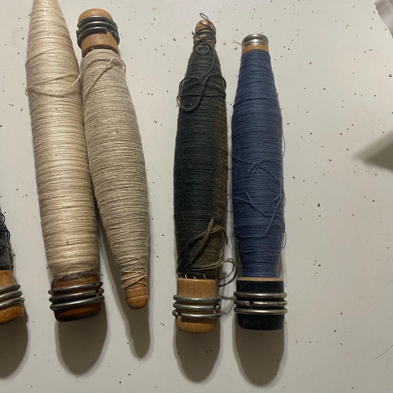 Antique Wooden Weaving Loom Shuttle Bobbins or Spools. - Etsy